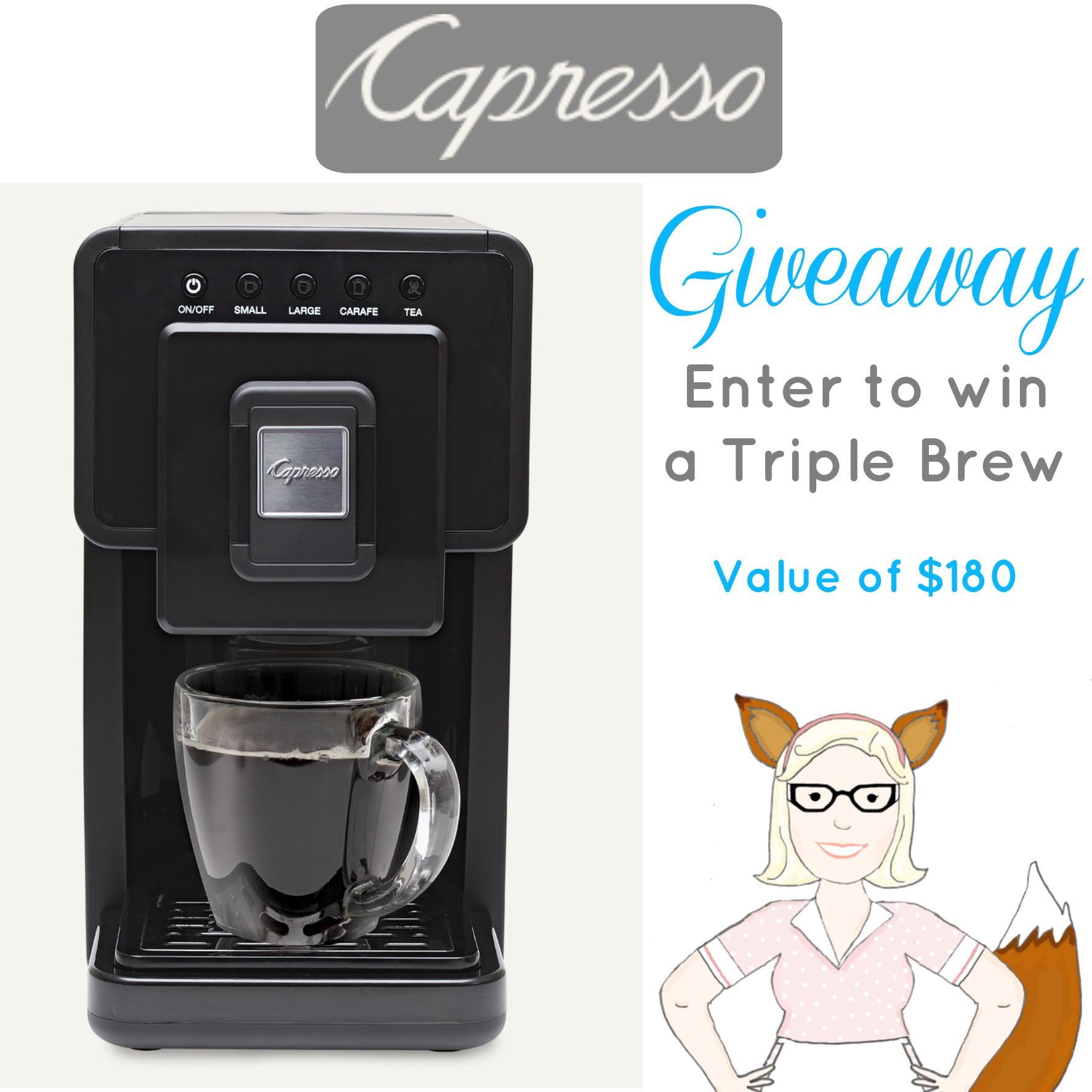 MamatheFox - Capresso Triple Brew Coffee Maker Giveaway - MamatheFox