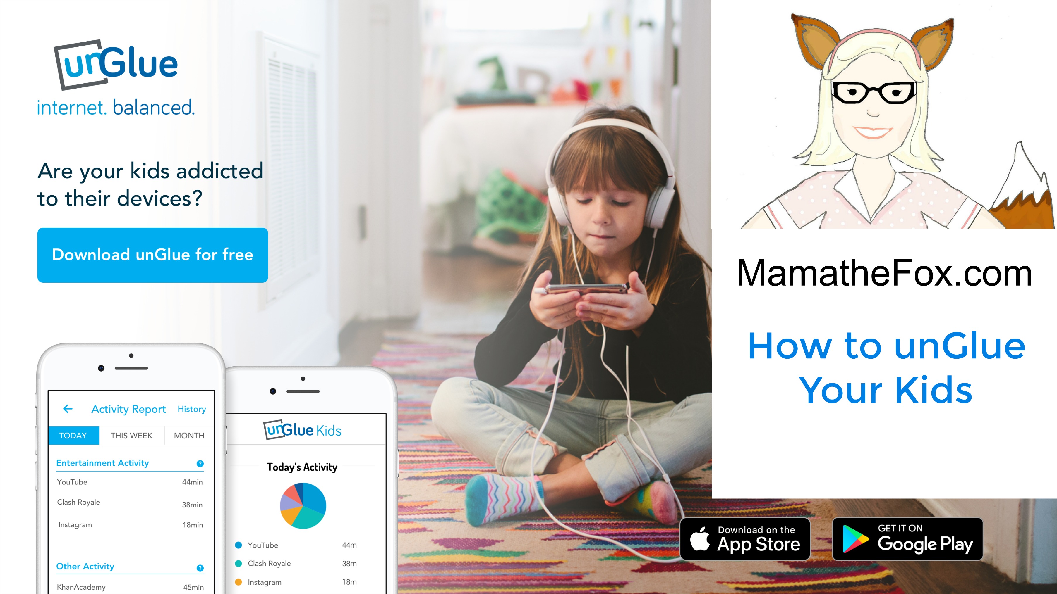 MamatheFox - How to unGlue Your Kids Banner - MamatheFox